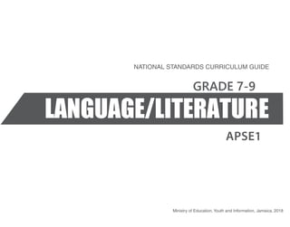 English-Language grade 7-9 curriculum APSE 1 | PDF