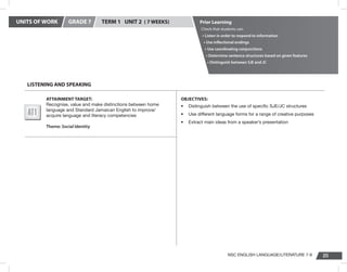 English-Language grade 7-9 curriculum APSE 1 | PDF