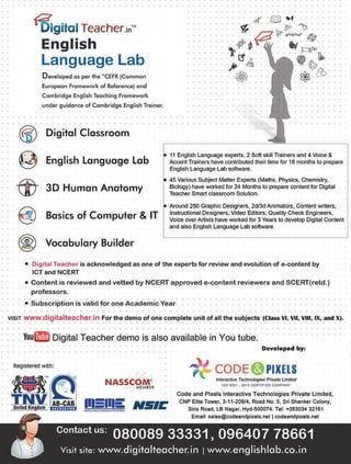 Digital language lab software, Hyderabad | English language lab | PDF