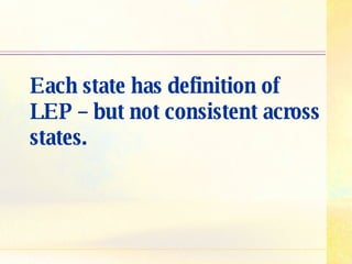 English Language Learners And Special Education | PPT