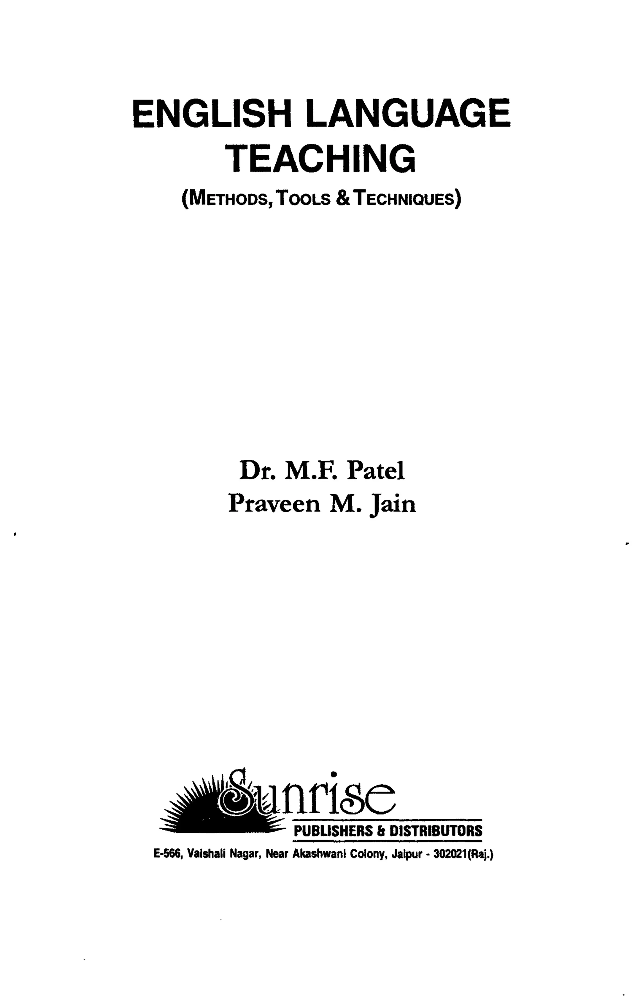 English language-teaching | PDF