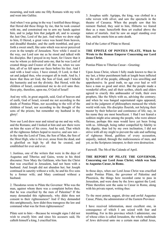 English - Letters of Herod and Pilate.pdf | Christianity | Religion ...
