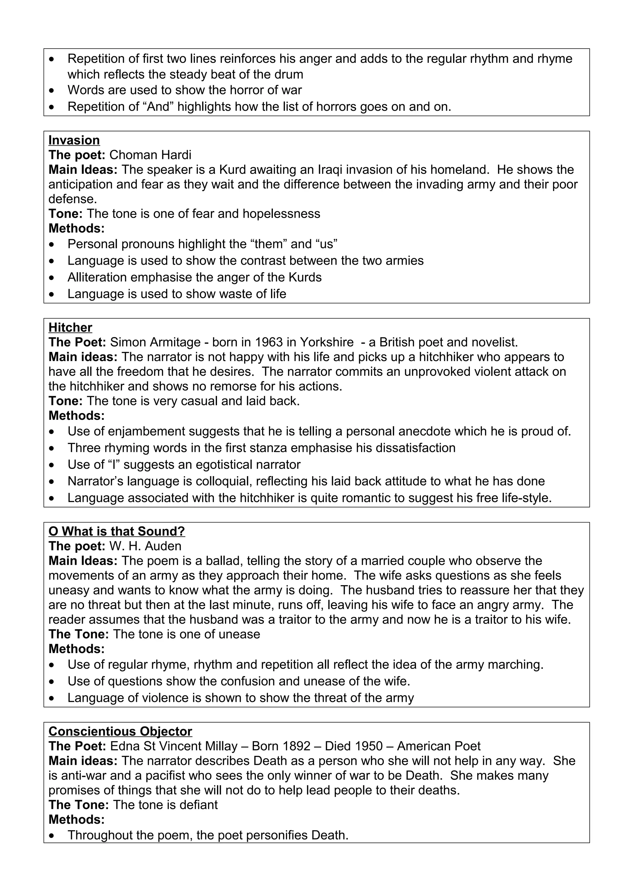 English literature-poetry-crib-sheets-1 | DOC