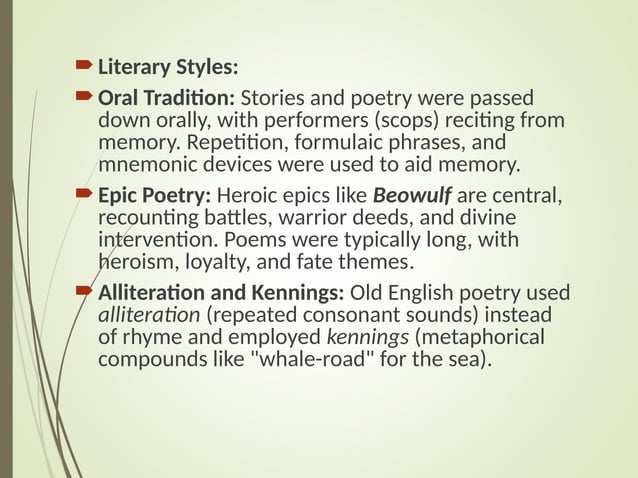 English-Literature Beowulf 111111111.ppt