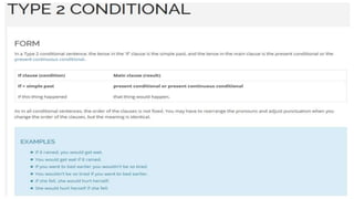 Conditional English Presentation | PPT
