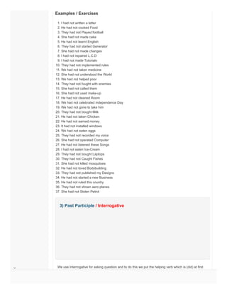 Past-participle | PDF