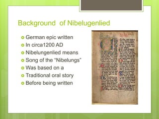 English nibelungenlied | PPTX