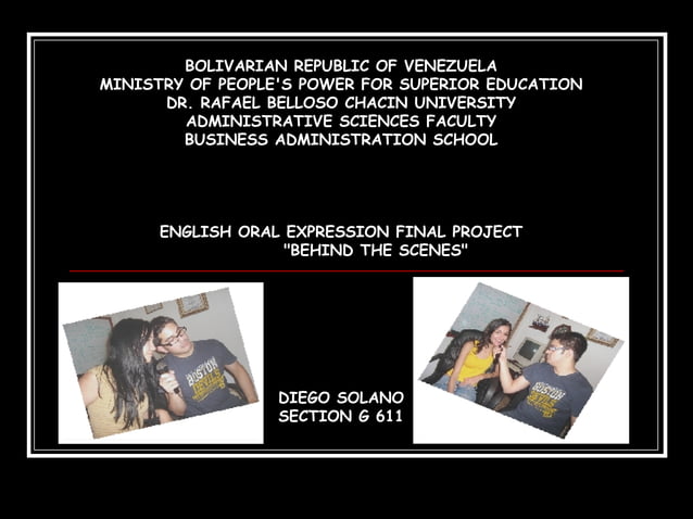 English Oral Expression Final Project | PPT | Education