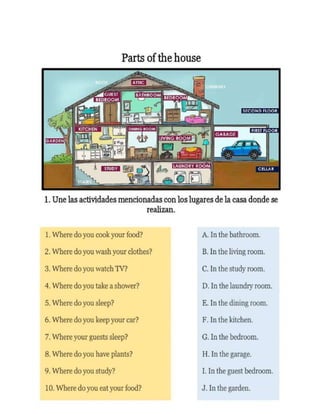 English - Parts of the House.docx