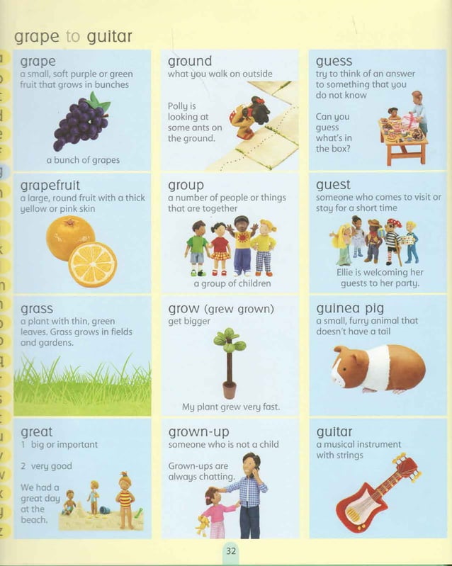 English picture dictionary from A to Z free to download in PDF