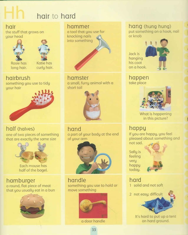 English picture dictionary from A to Z free to download in PDF