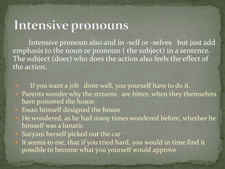 English power point pronoun | PPT