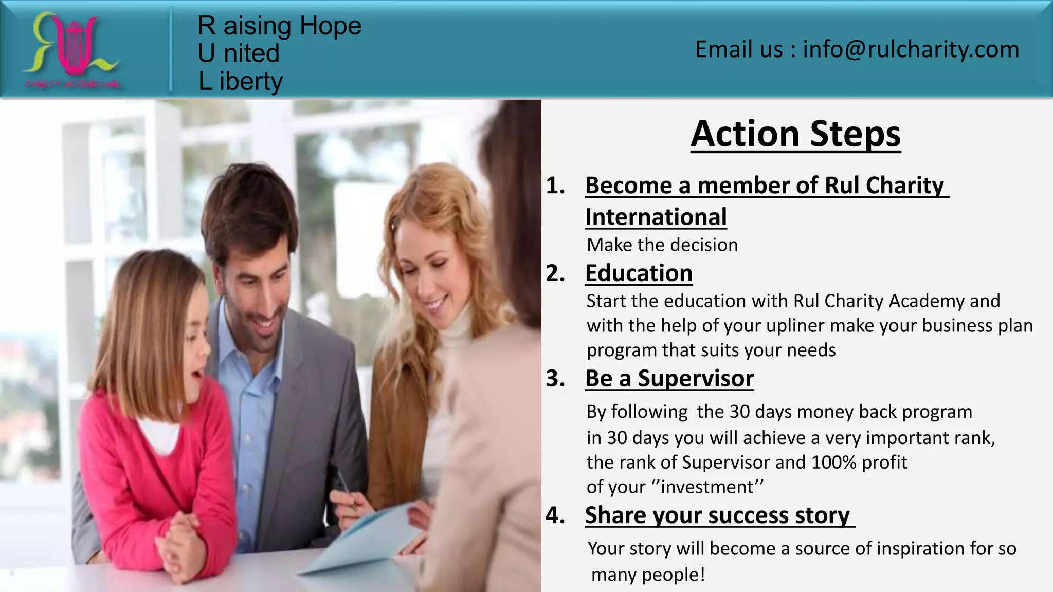 Rul Charity International Business Presentation | PPTX