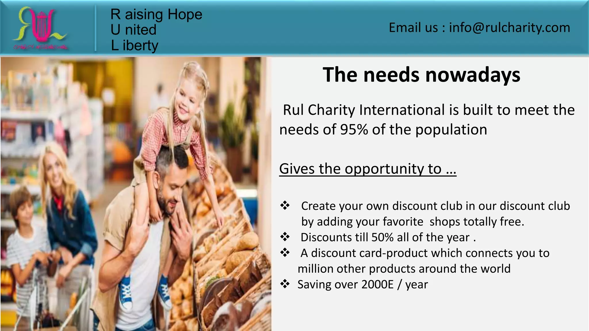 Rul Charity International Business Presentation | PPTX