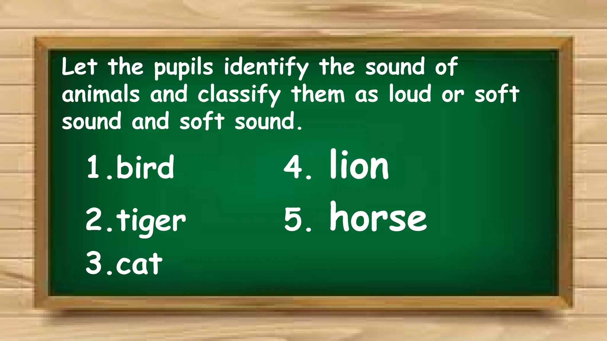 Animal Sounds Classification of Loud or Soft Sounds | PPT