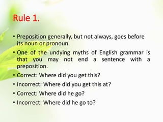 prepositions | PPTX