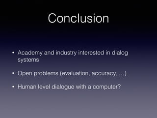 Dialog Systems | PPT