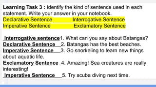 English-Grade-3-Quarter-1-Week-1-kinds-of-sentences | PPTX