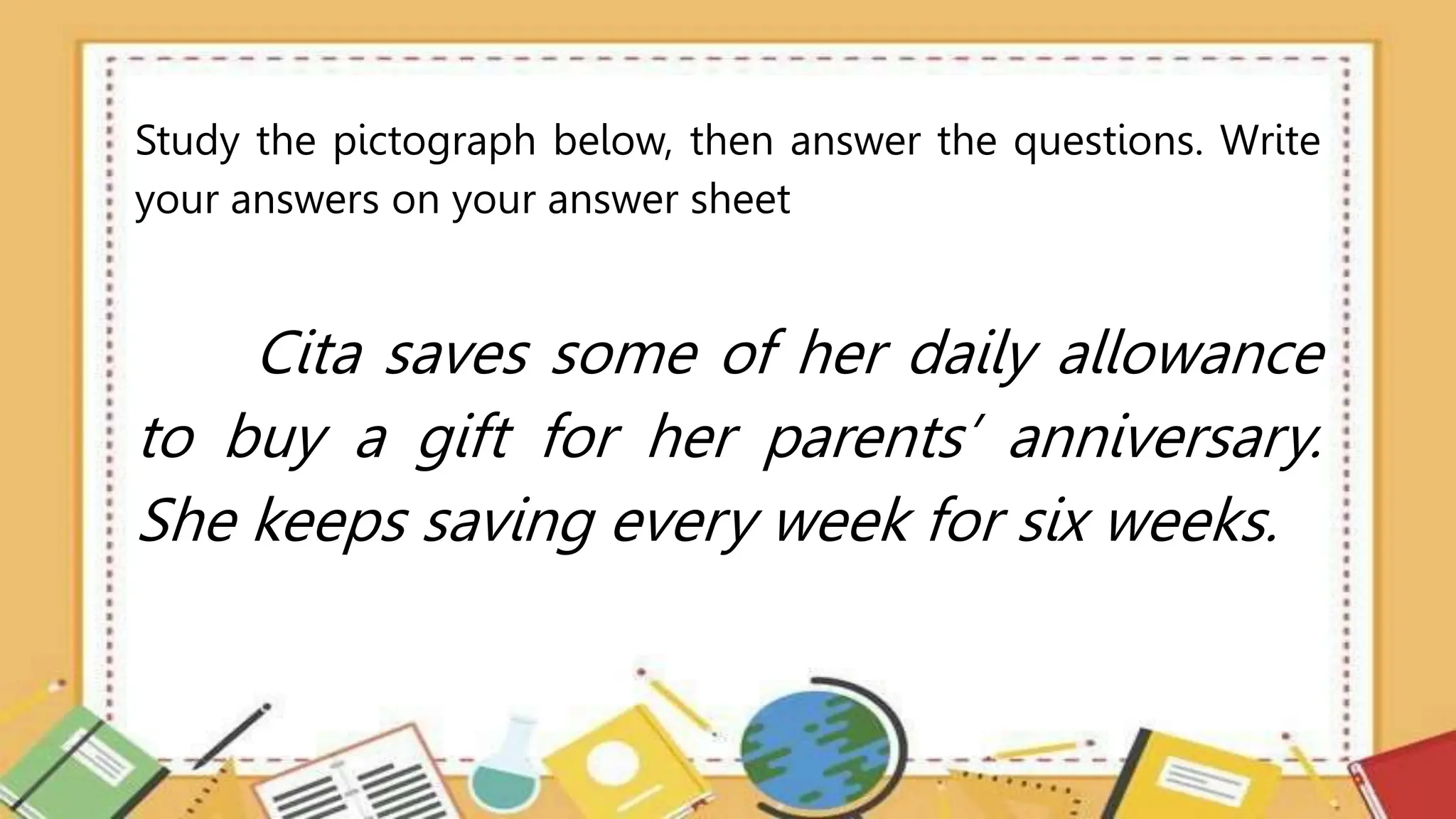 Quarter 4 Week 5 Grade 3 English Pictographs | PPTX