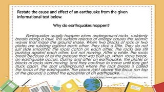 Q4-W6-Restating Informational Text Grade 3 | PPTX