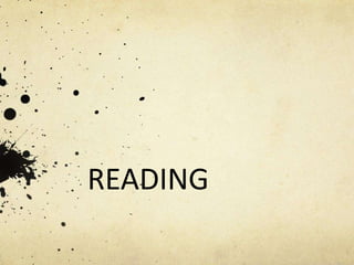 English reading 1 | PPTX