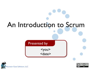 English redistributable-intro-scrum | PPT