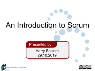 Introduction to Scrum | PPT
