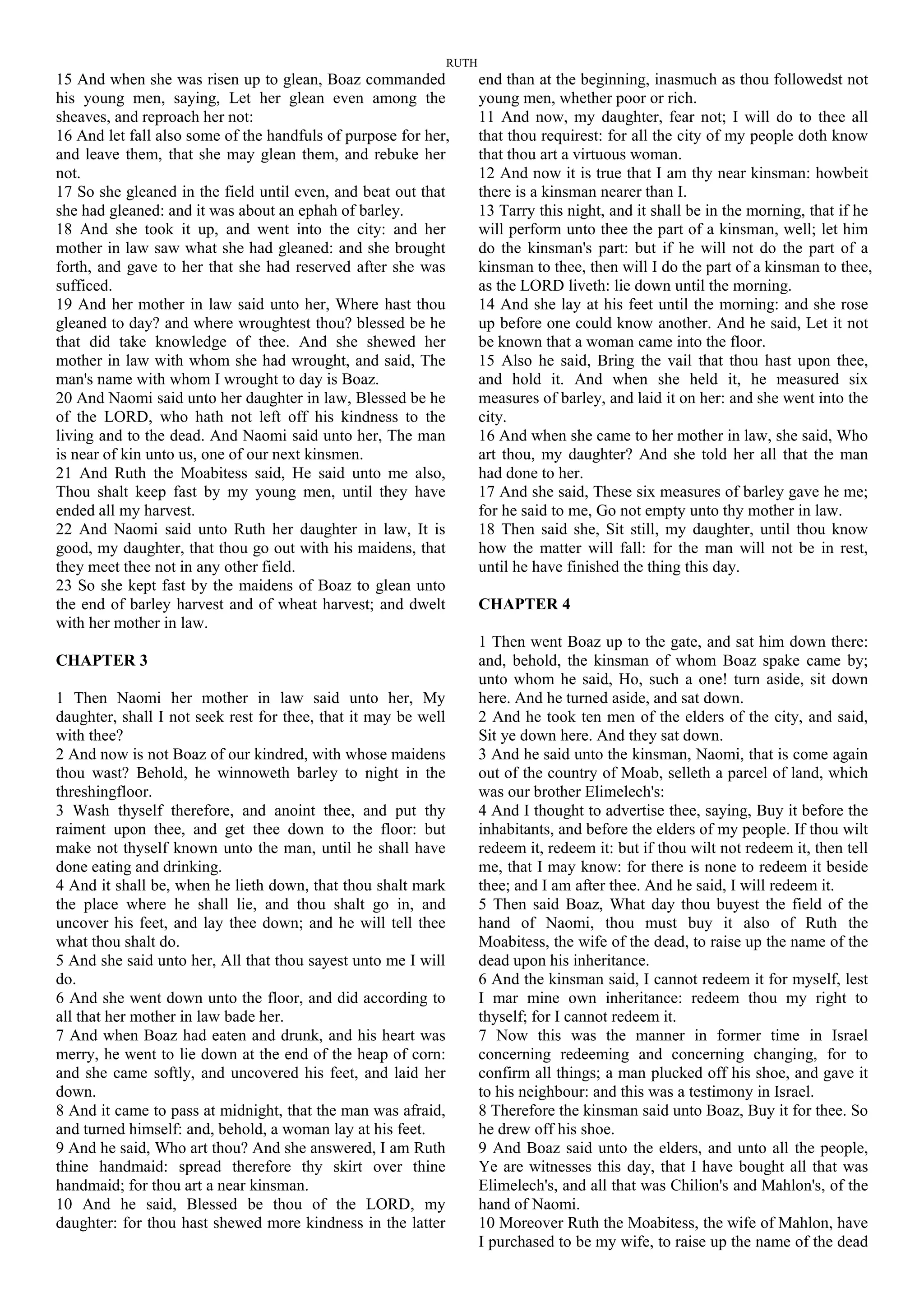 English - The Book of Ruth - King James Bible.pdf
