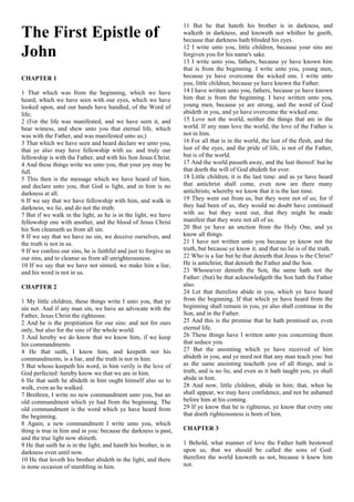 English - The First Epistle of John - King James Bible.pdf | Free Download