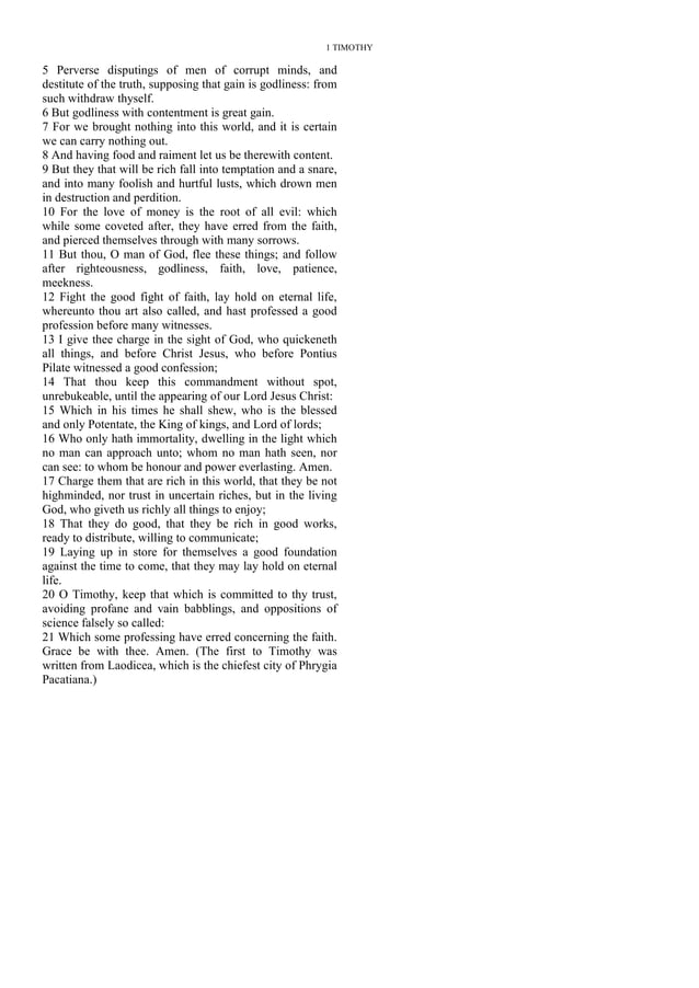 English - The First Epistle to Timothy.pdf