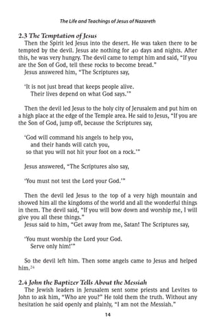 English the life and teachings of jesus of nazareth | PDF