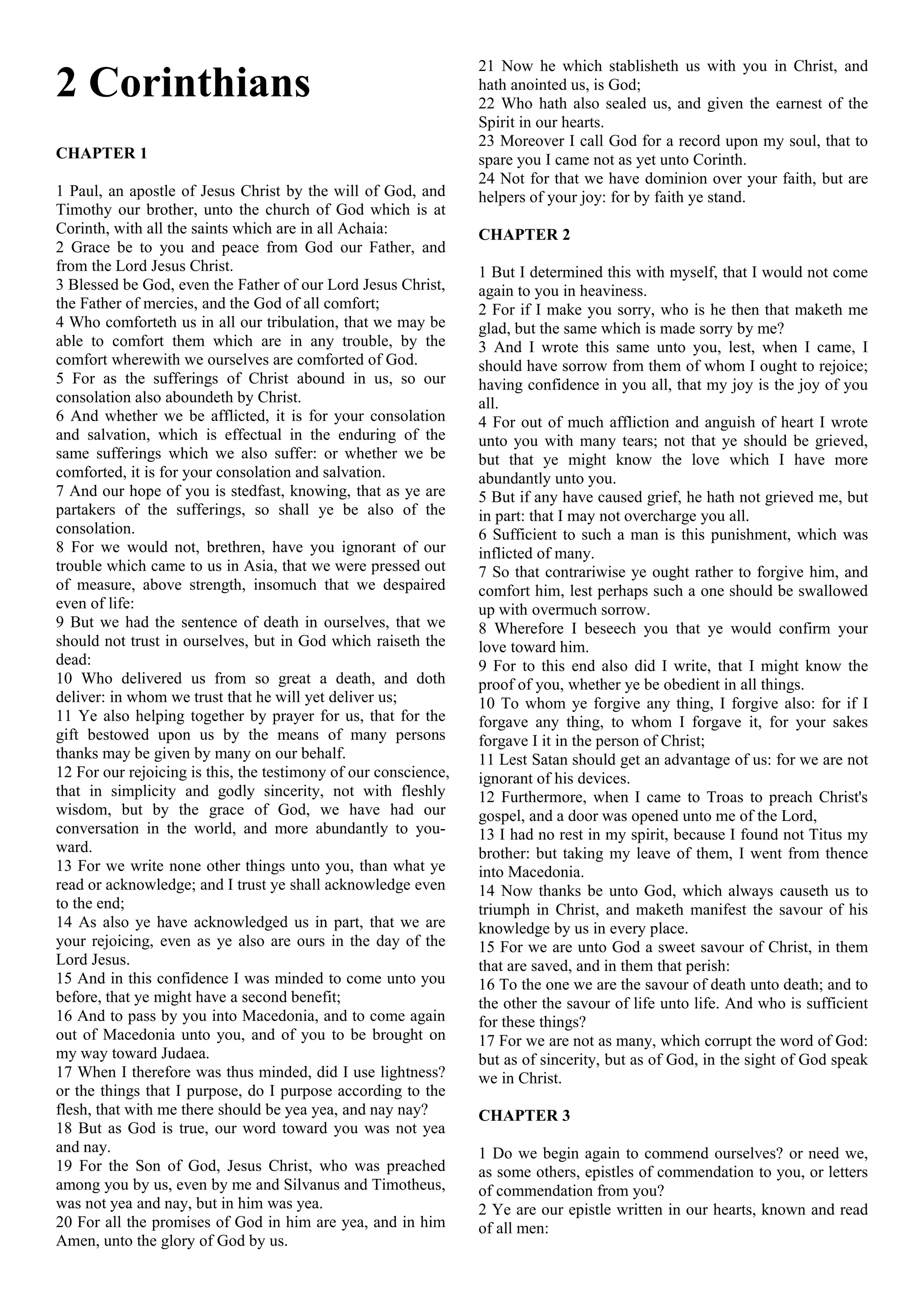 English - The Second Epistle to the Corinthians.pdf