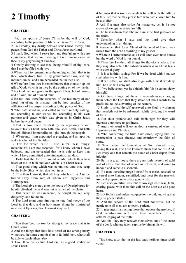 English - The Second Epistle to Timothy.pdf