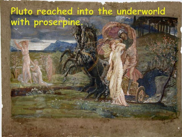 English the story of proserpine | PPT