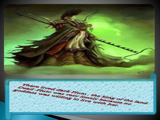 English the story of proserpine | PPT