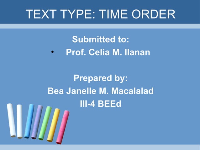 English Teaching Techniques-Time Order | PPT | Birth | Personal ...