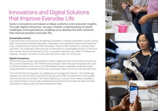 Essity is the leading global hygiene and health company dedicated to ...