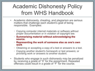 Plagiarism Data Driven Instruction | PPT