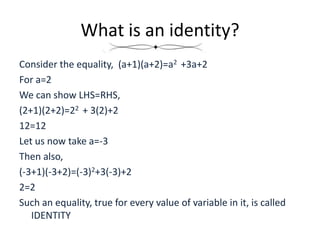 algebraic expression class VIII | PPTX