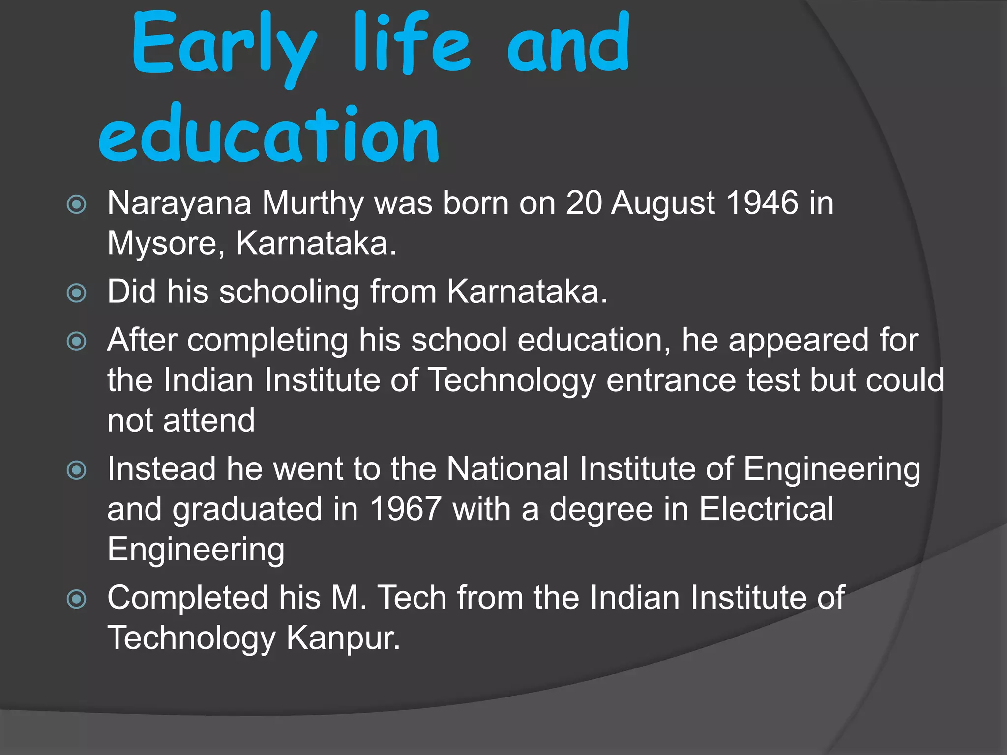 narayan murthy | PPTX