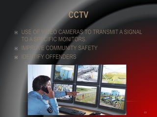Role of Technology in crime prevention. | PPTX