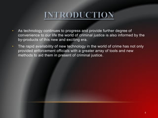Role of Technology in crime prevention. | PPTX