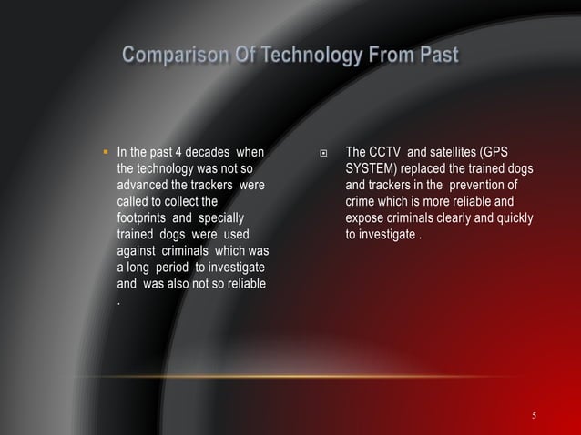 Role of Technology in crime prevention. | PPTX | Crime & Harmful Acts ...