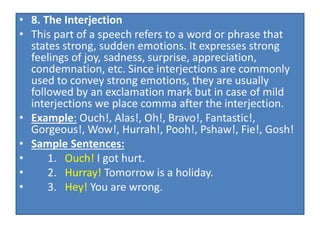 The Parts Of Speech | PPT