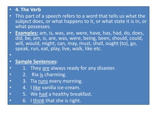 The Parts Of Speech | PPT