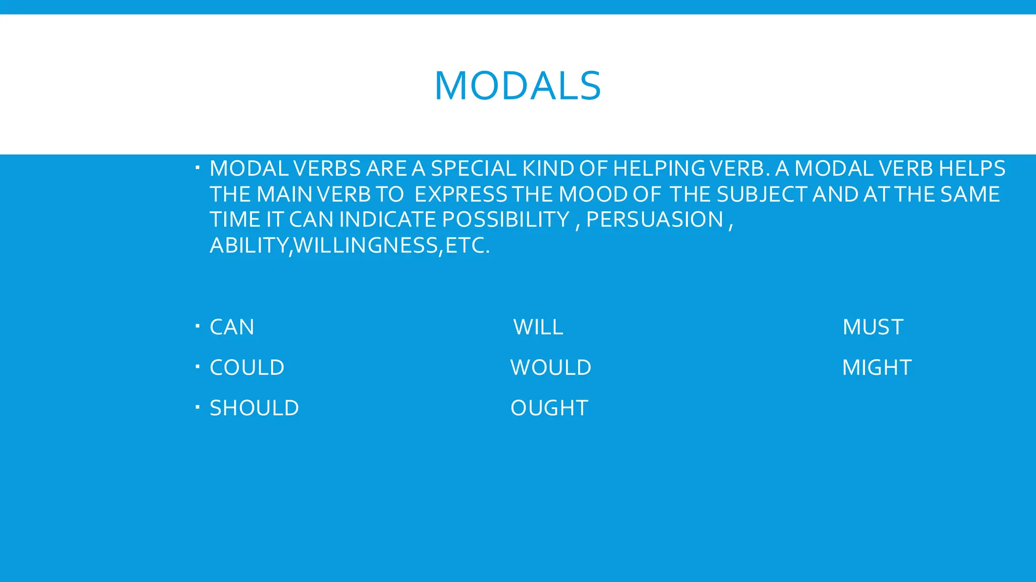 ENGLISH class 9 grammar topic Modals.pdf
