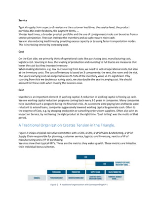 English - 1 - Balancing cash cost and service. The supply chain ...