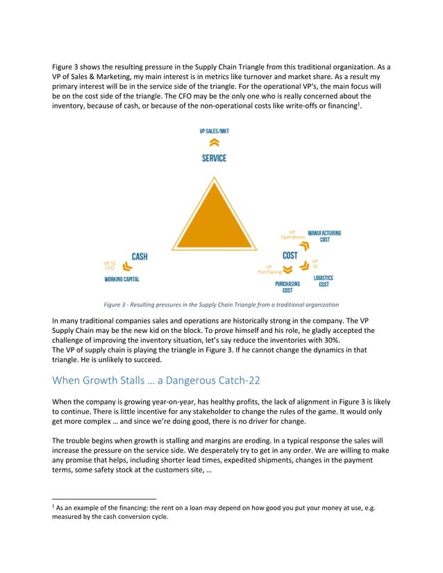 English - 1 - Balancing cash cost and service. The supply chain ...