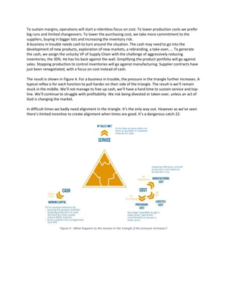 English - 1 - Balancing cash cost and service. The supply chain ...