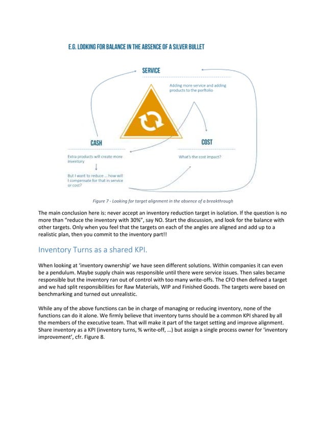 English - 1 - Balancing cash cost and service. The supply chain ...